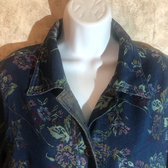 Bon Worth | Tops | Bonworth Long Sleeve Floral Button Down Blouse ...